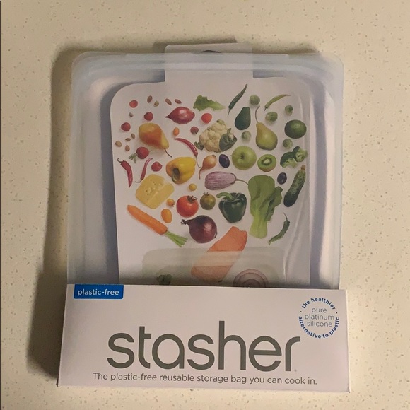 stasher | Kitchen | Brand New Stasher Half Gallon Reusable Bags | Poshmark